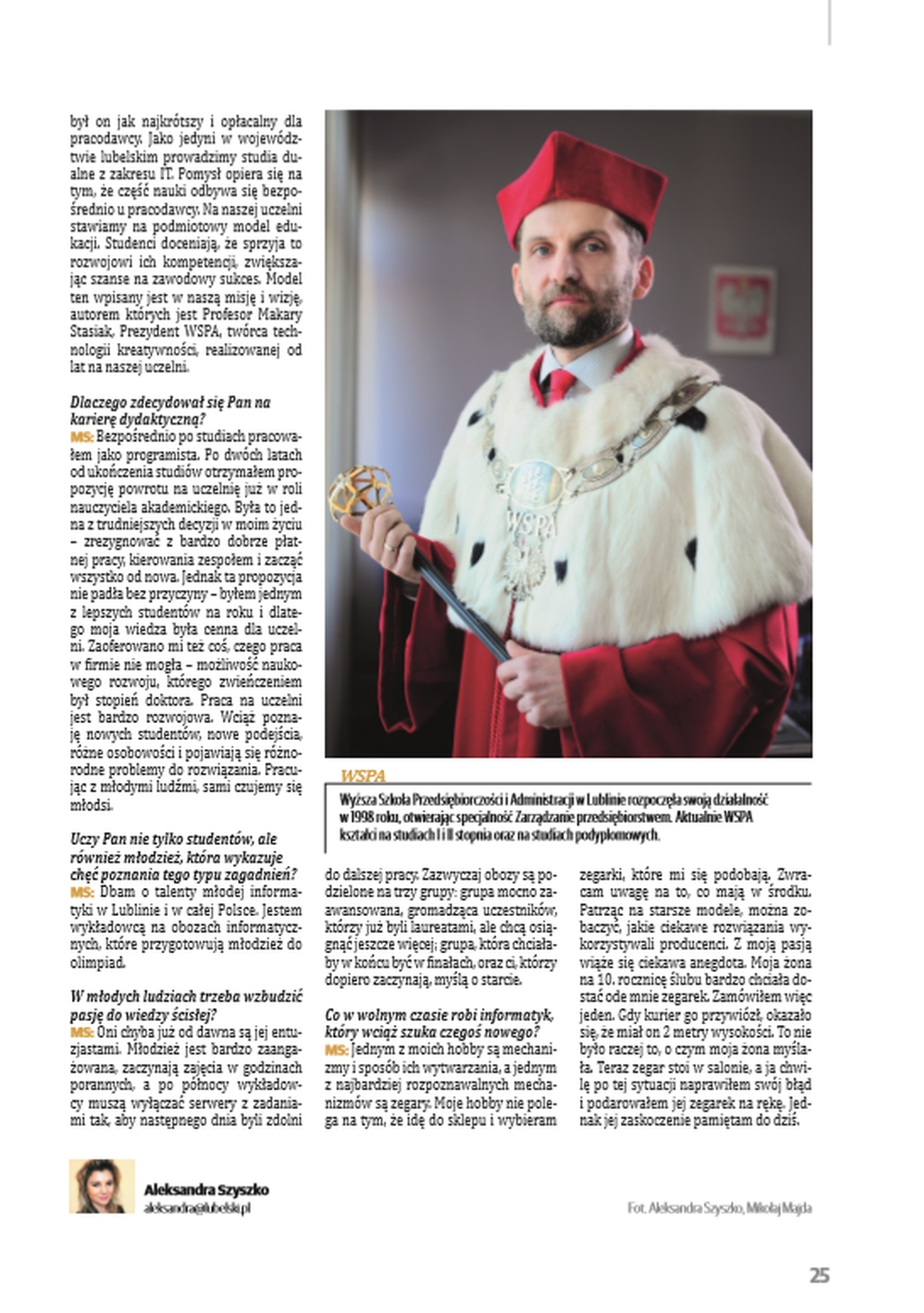 Osobowości Uczelniane WSPA - Pomysły na naukę języka - Artykuły ...